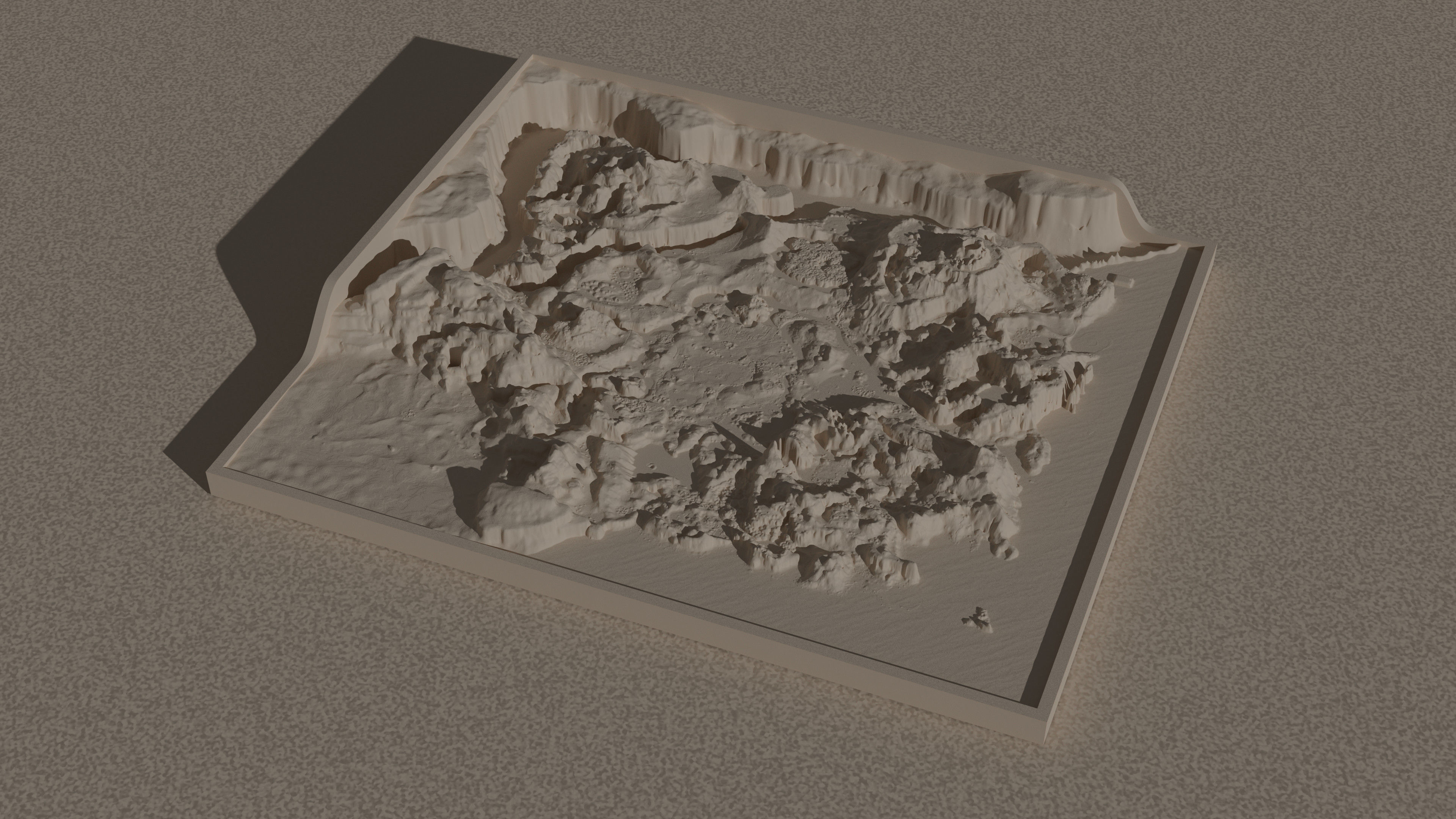 Hyrule Map for 3D Printing 3D model 3D printable | CGTrader