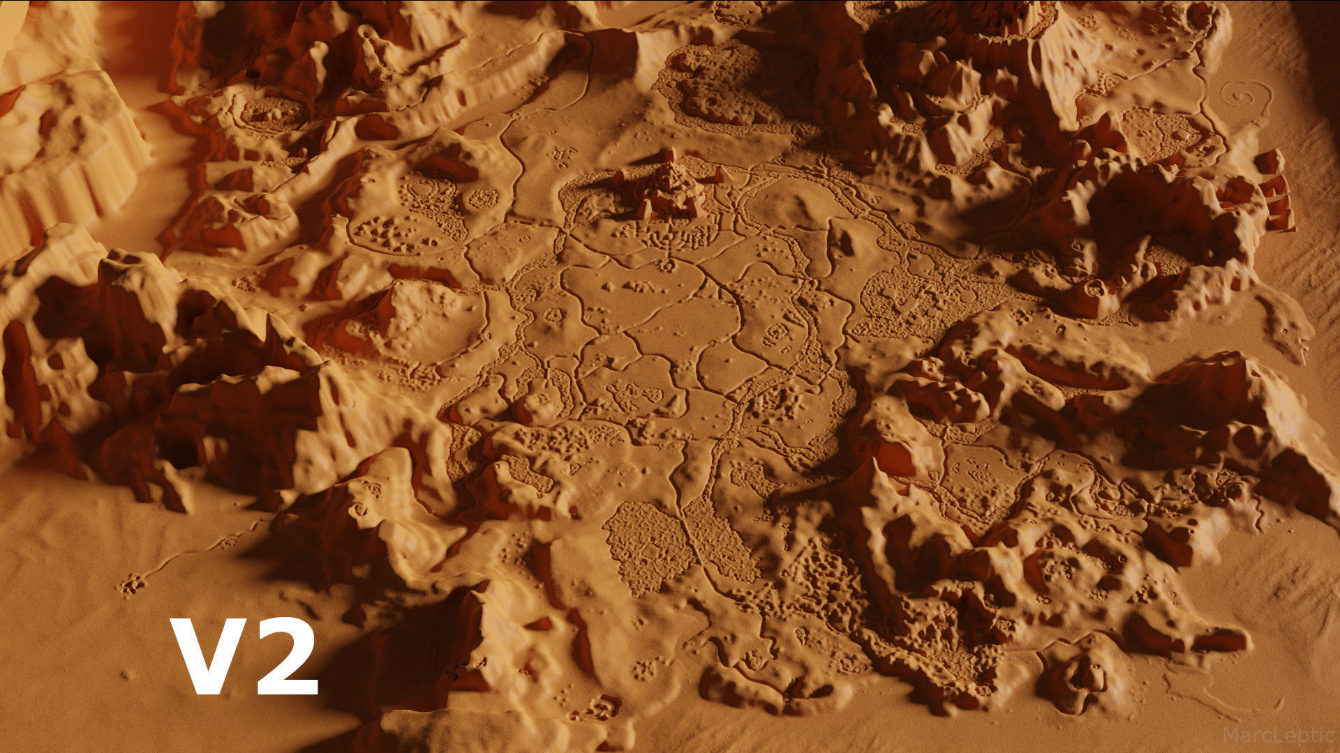 Hyrule Map for 3D Printing 3D model 3D printable | CGTrader