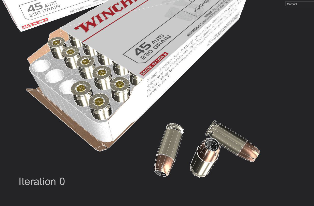 3D model Ammunition Box 45 ACP VR / AR / low-poly | CGTrader