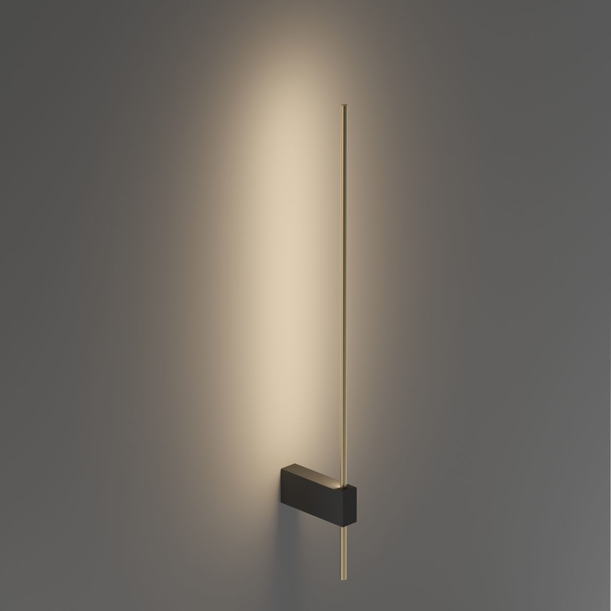 FINLIN wall light with gold pole 3D model | CGTrader