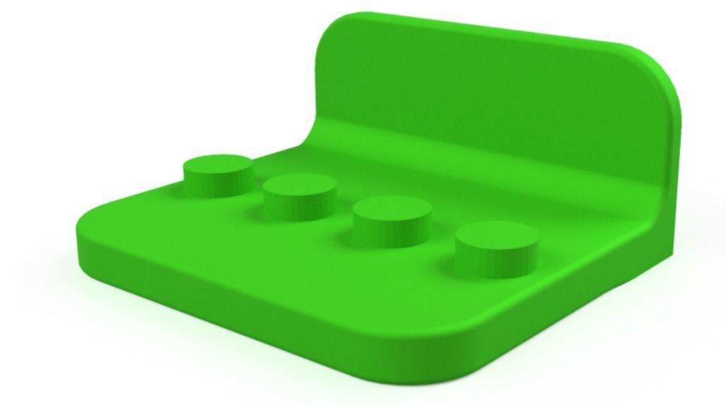 Lego Figure Stand 3D model 3D printable | CGTrader