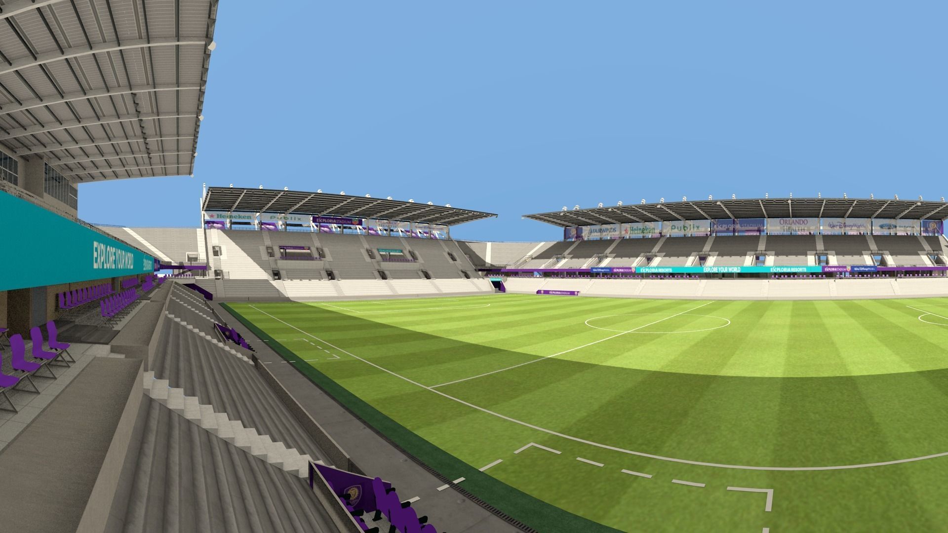 EXPLORIA STADIUM - Orlando City 3D model | CGTrader