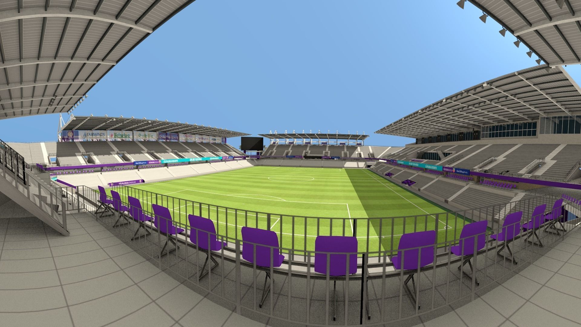 EXPLORIA STADIUM - Orlando City 3D model | CGTrader