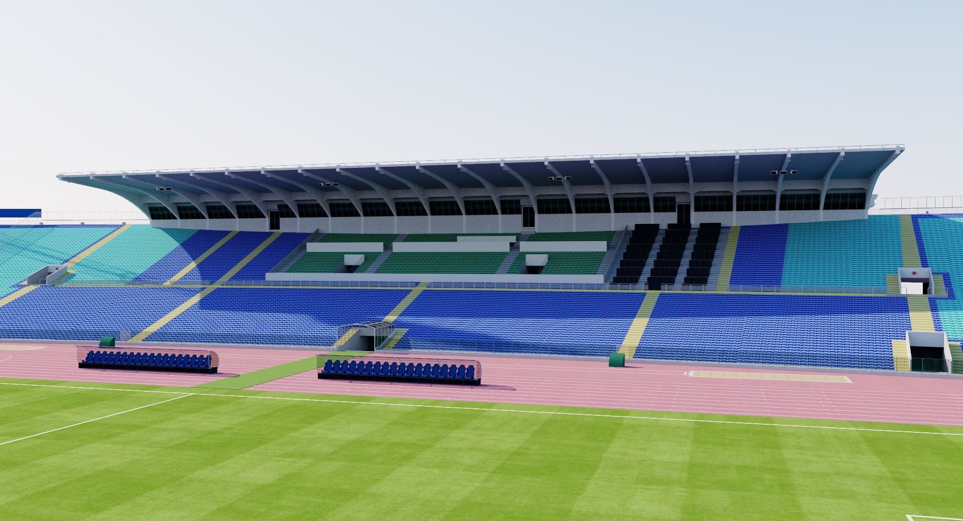 Vasil Levski National Stadium - Sofia Bulgaria 3D model | CGTrader