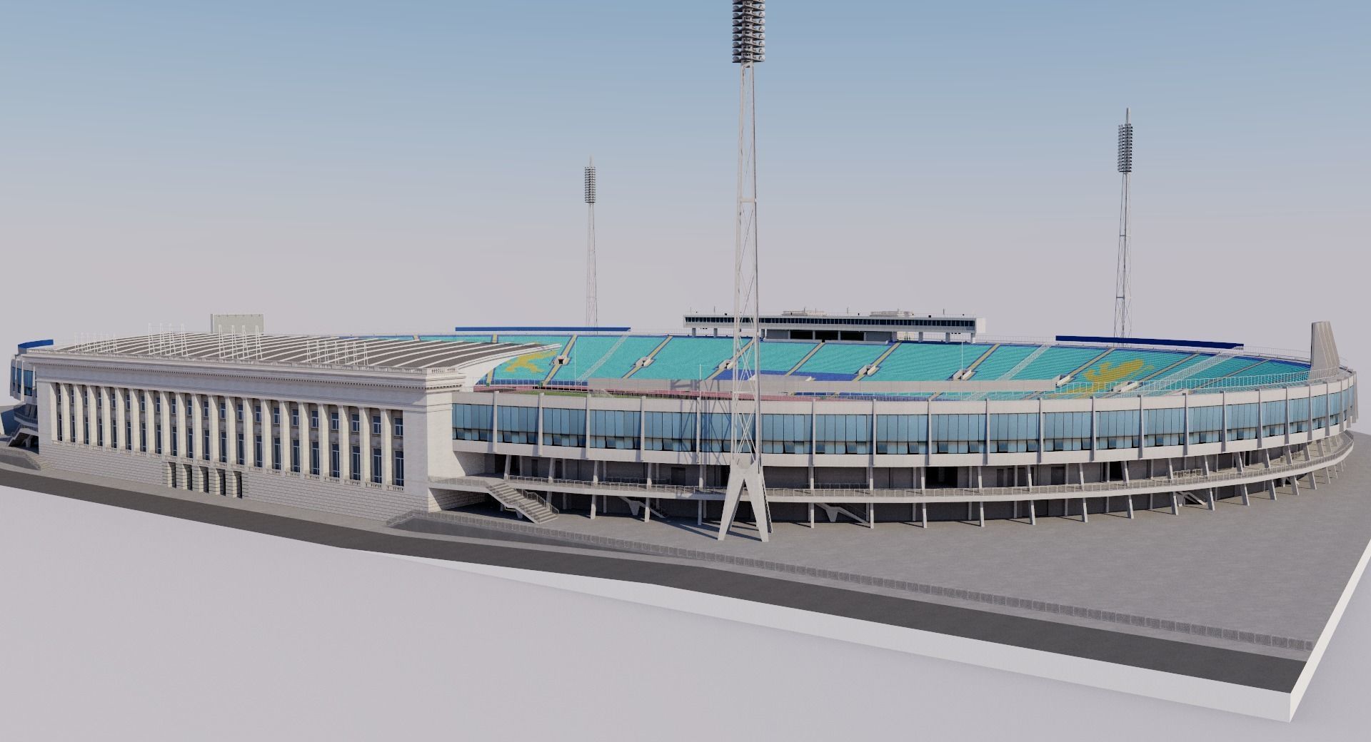 Vasil Levski National Stadium - Sofia Bulgaria 3D model | CGTrader