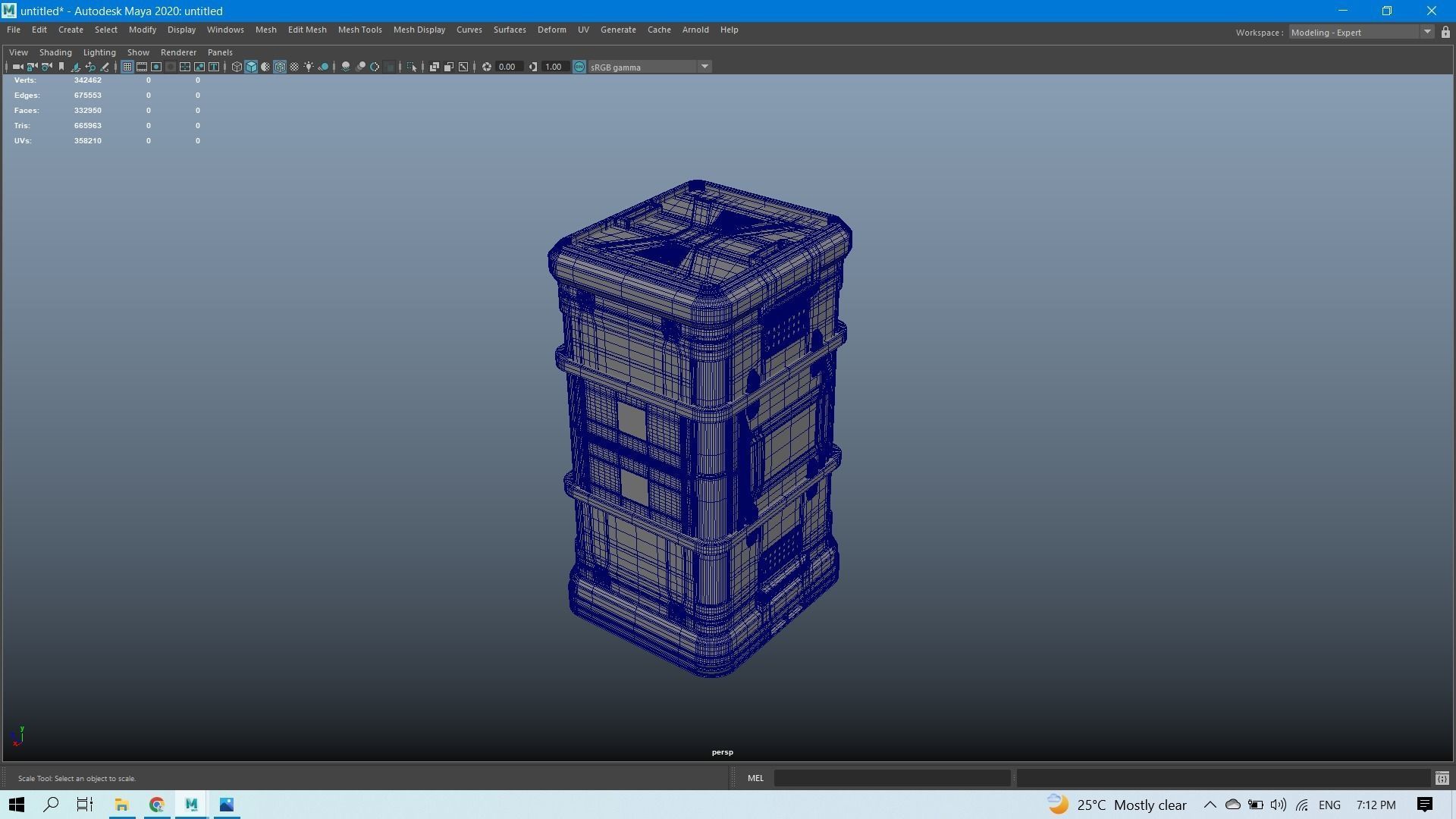 Sci fi Box Container 3D model | CGTrader