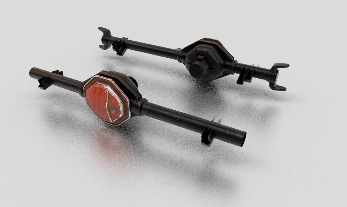 SOLID AXLES 3D model | CGTrader