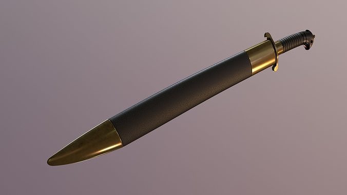 Cleaver of the lower ranks of naval artillery 3D model | CGTrader