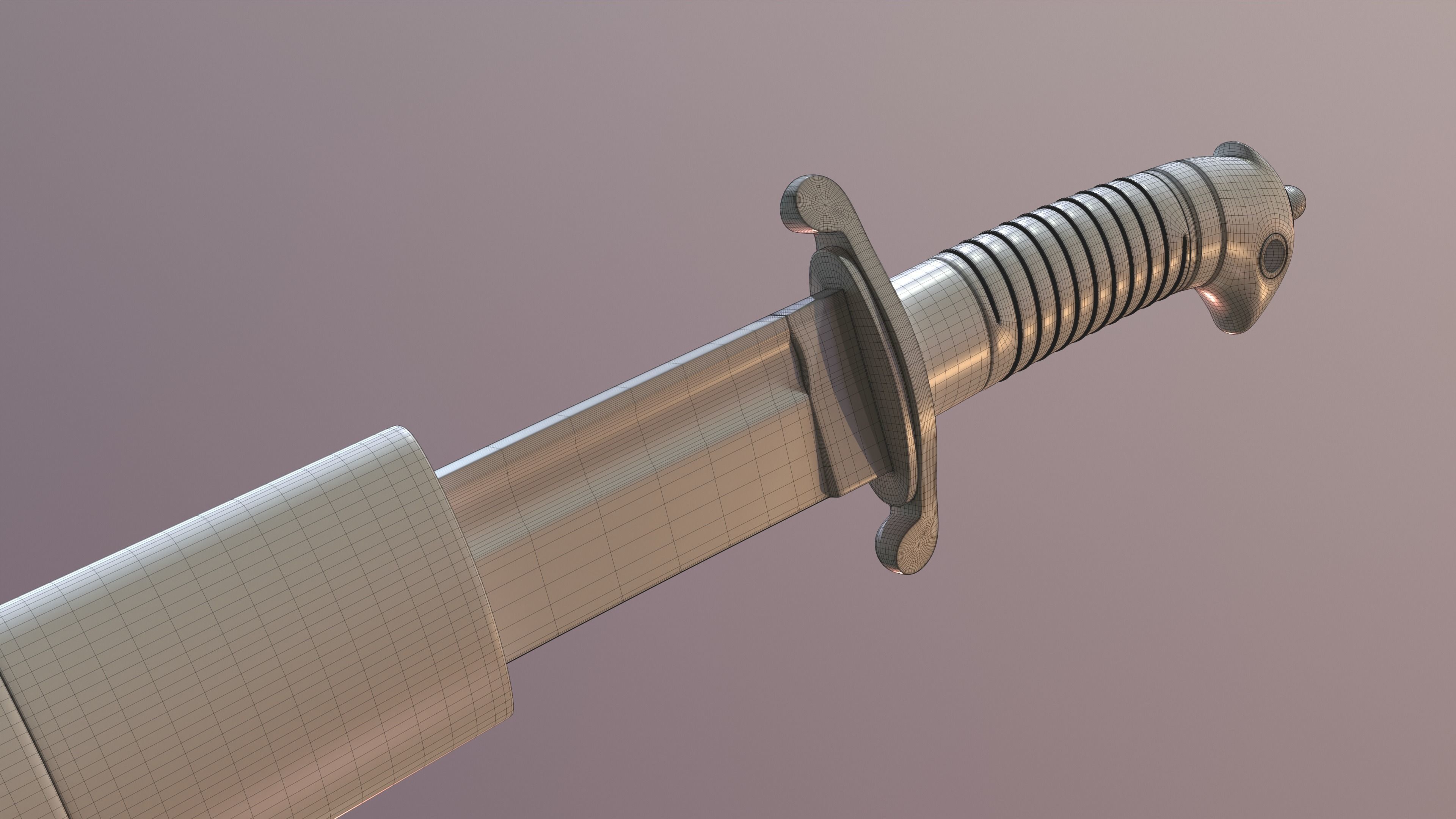 Cleaver of the lower ranks of naval artillery 3D model | CGTrader