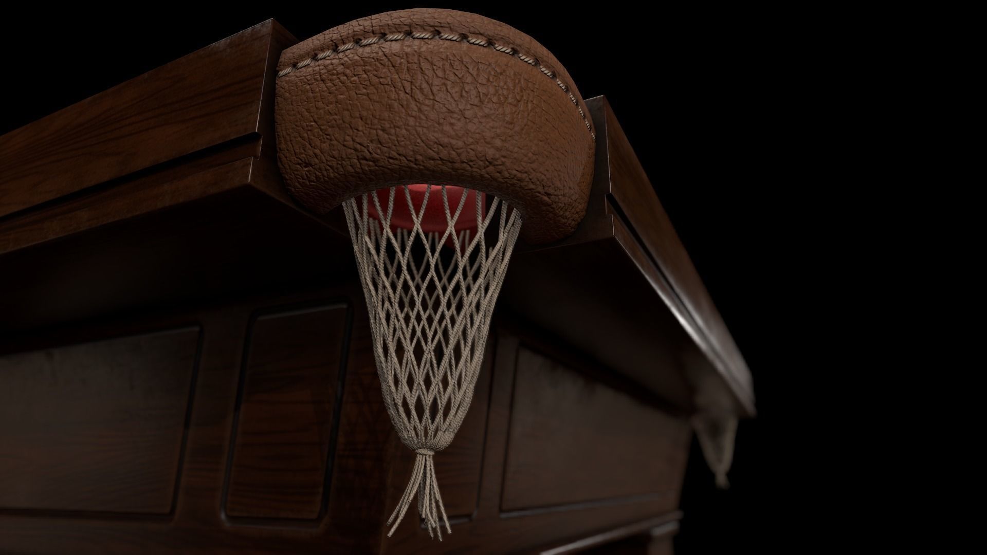 3D model Billiard - Pool table and cue stand VR / AR / low-poly | CGTrader