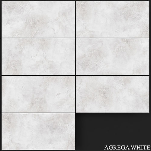 Decovita Agrega White 600x1200 3D model | CGTrader