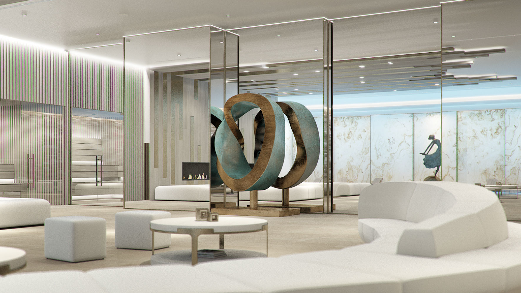 Set 1 - VRay C4D - 4 x Interior Scenes 3D Model Collection | CGTrader