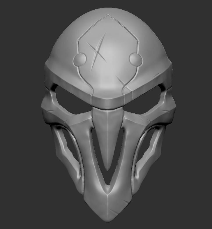 Overwatch Reaper Mask 3D print 3D model 3D printable | CGTrader
