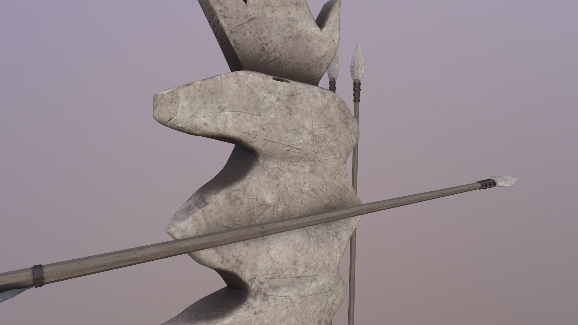 Bone Bow free 3D model | CGTrader