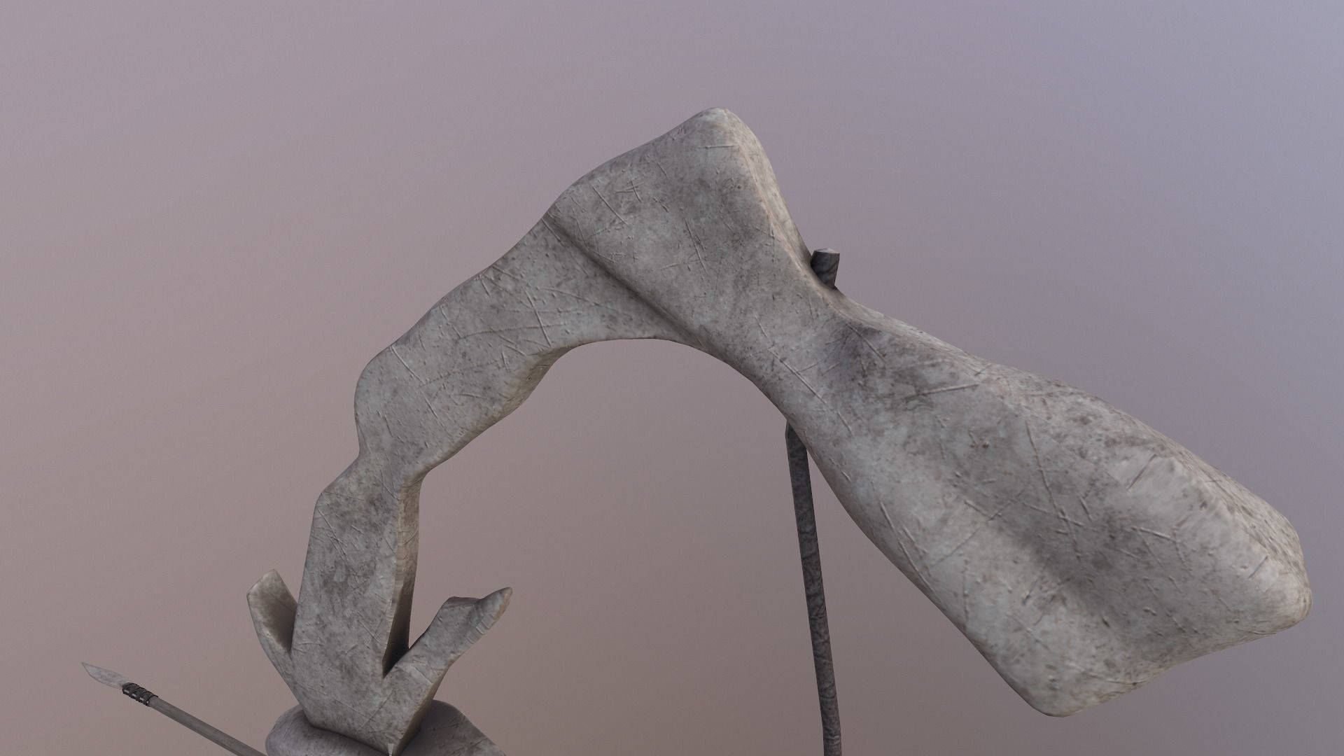 Bone Bow free 3D model | CGTrader
