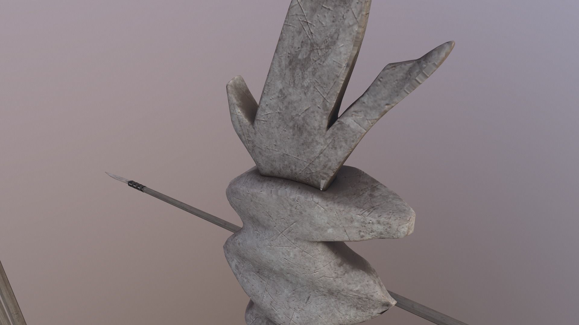Bone Bow free 3D model | CGTrader