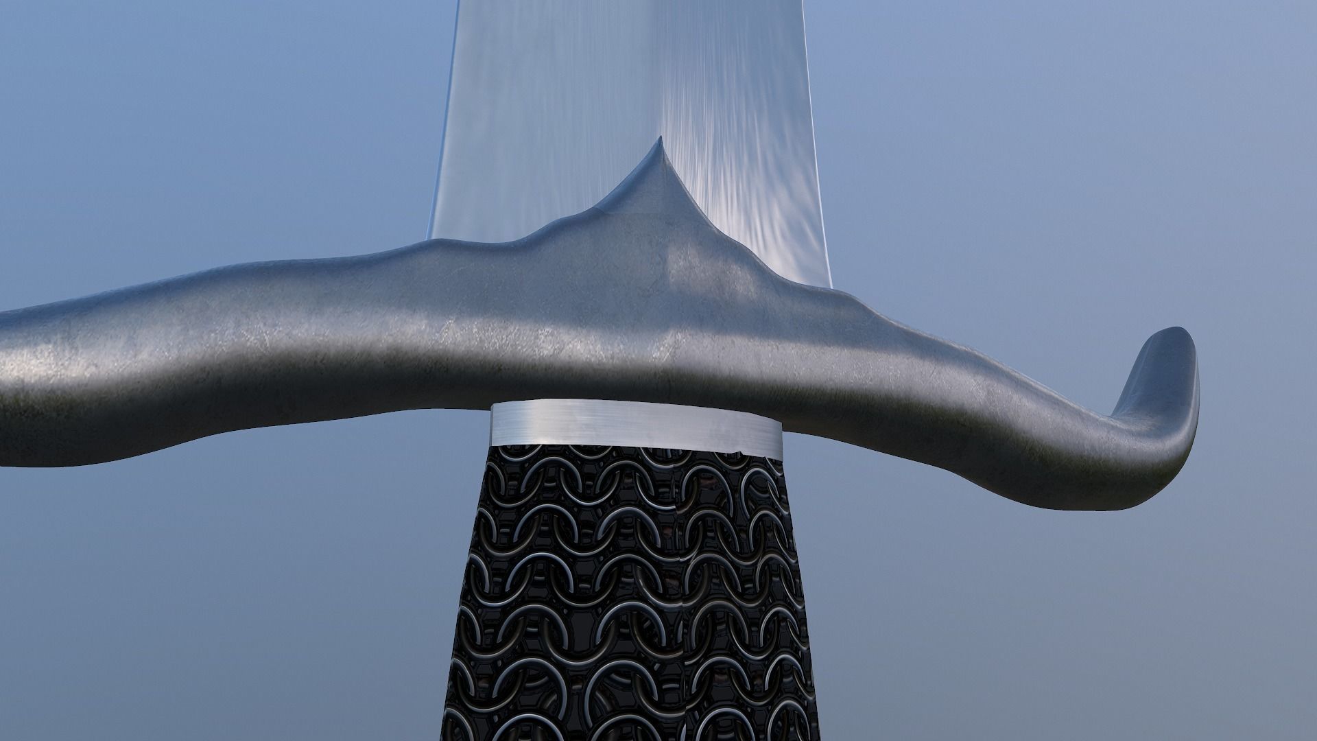 Silver Dagger free 3D model | CGTrader