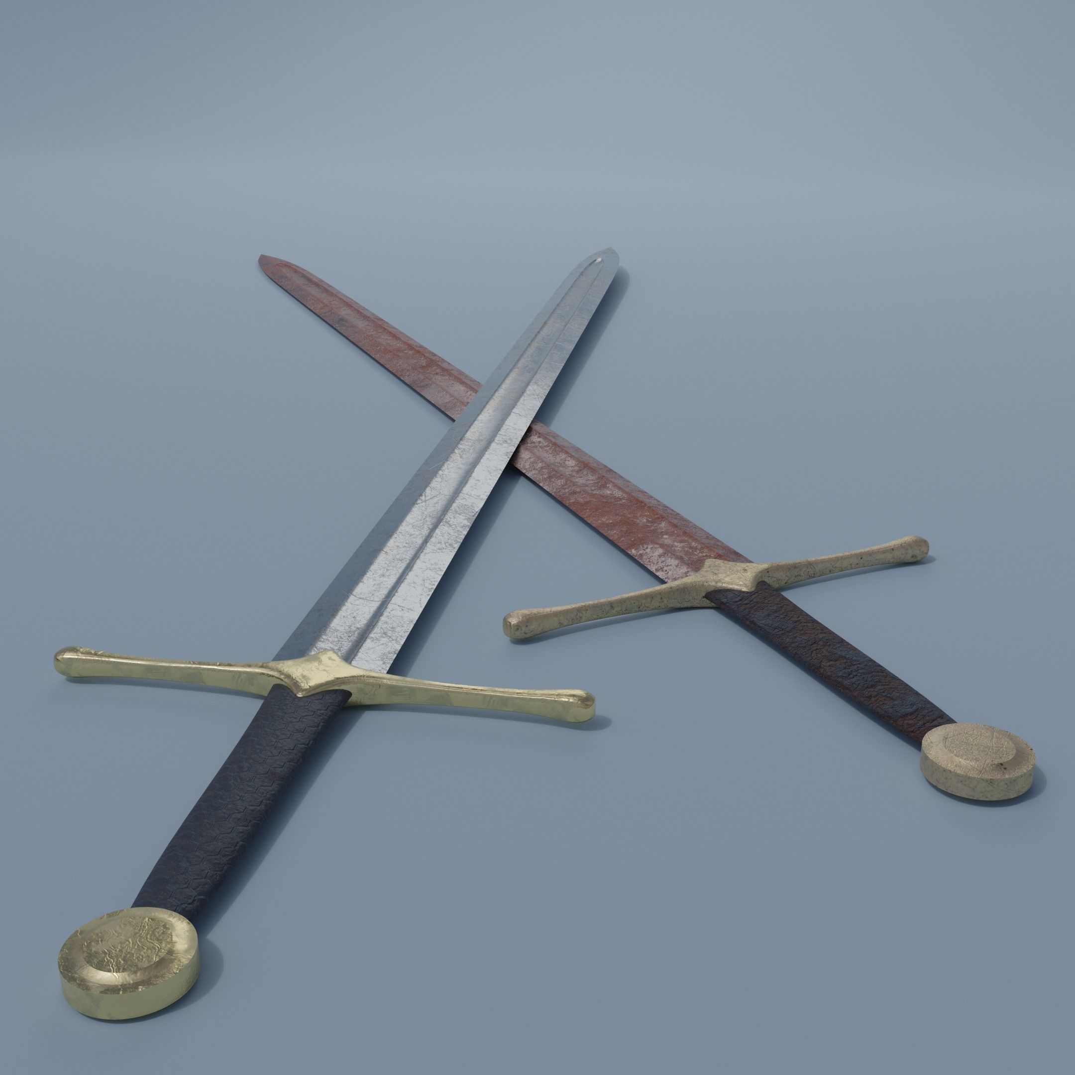 3D Model Collection 8 Swords two VR / AR / low-poly | CGTrader