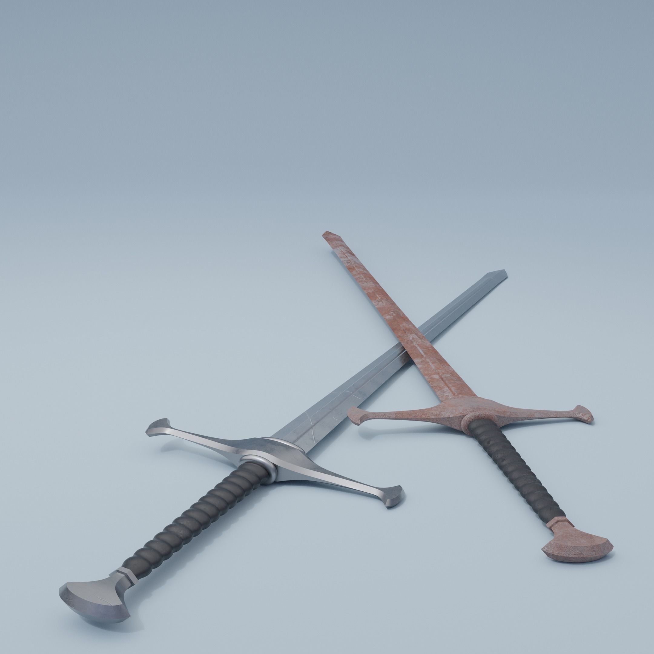 3D Model Collection 8 Swords two VR / AR / low-poly | CGTrader