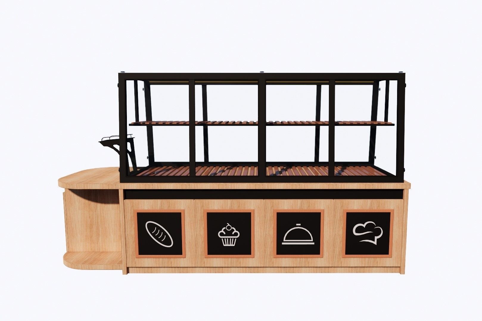 Grocery stand -Revit 2018- 3D model | CGTrader