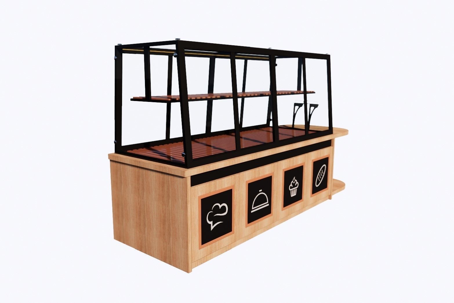 Grocery stand -Revit 2018- 3D model | CGTrader