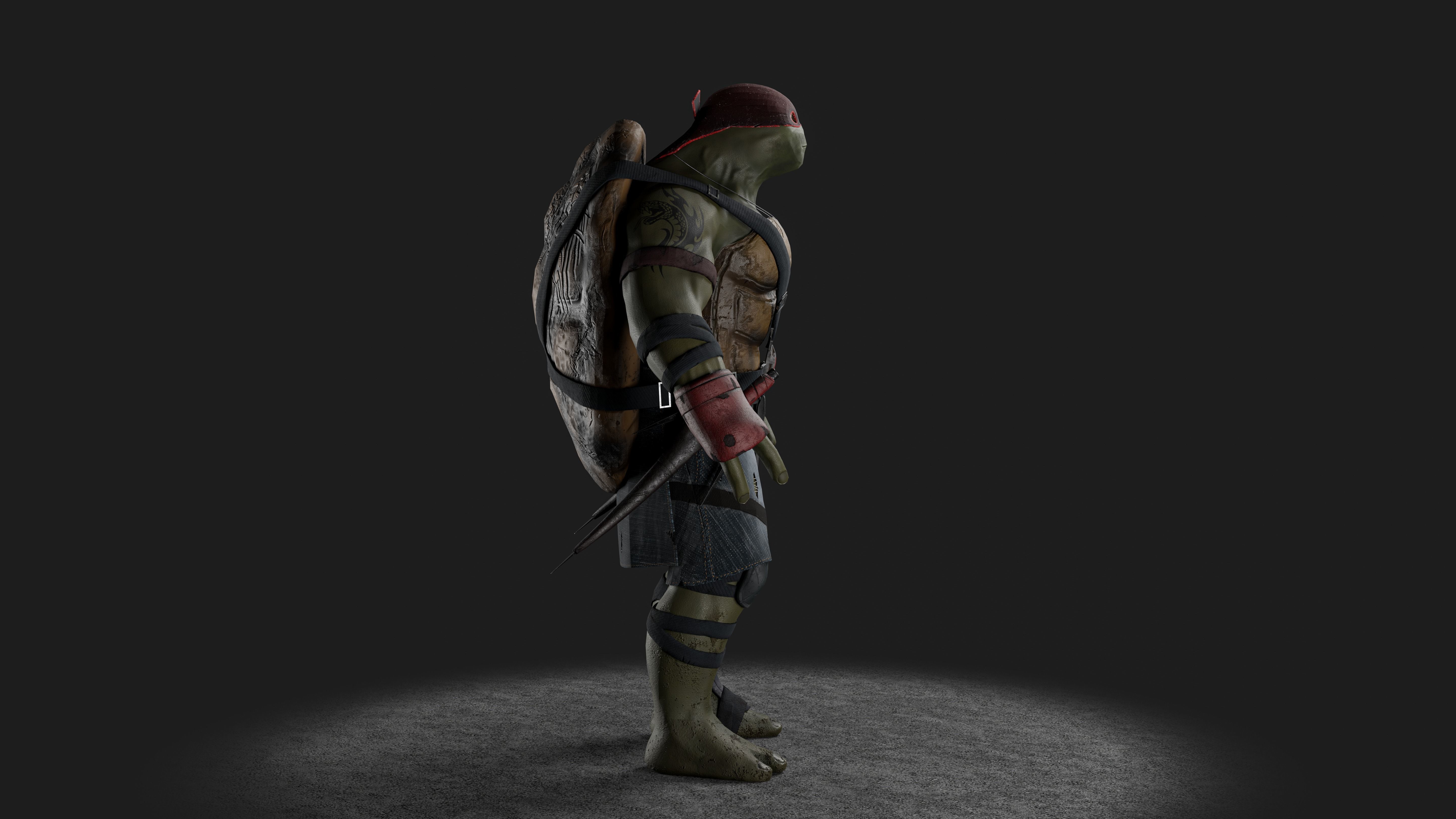 3D model TMNT rigged VR / AR / low-poly | CGTrader