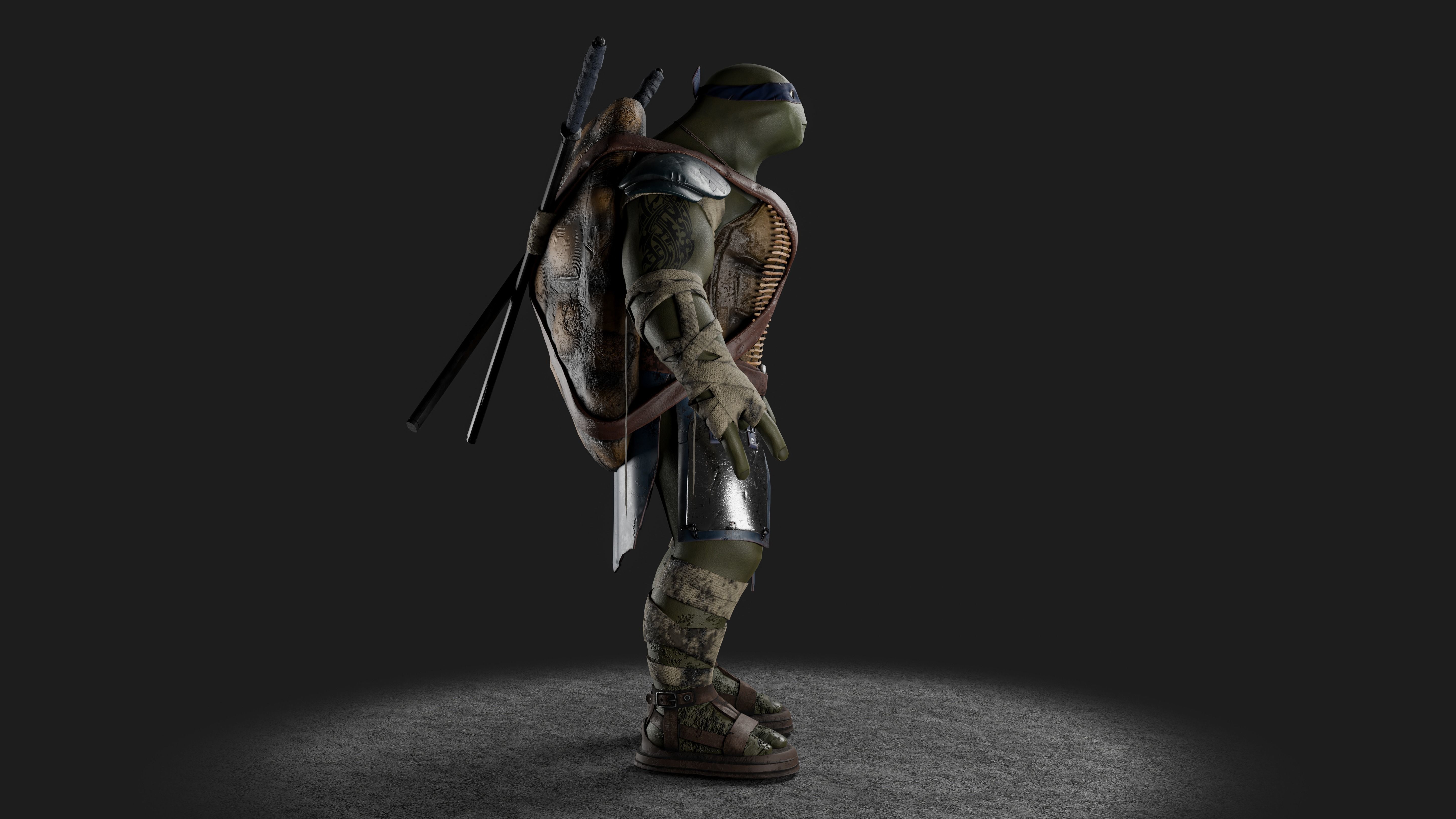 3D model TMNT rigged VR / AR / low-poly | CGTrader