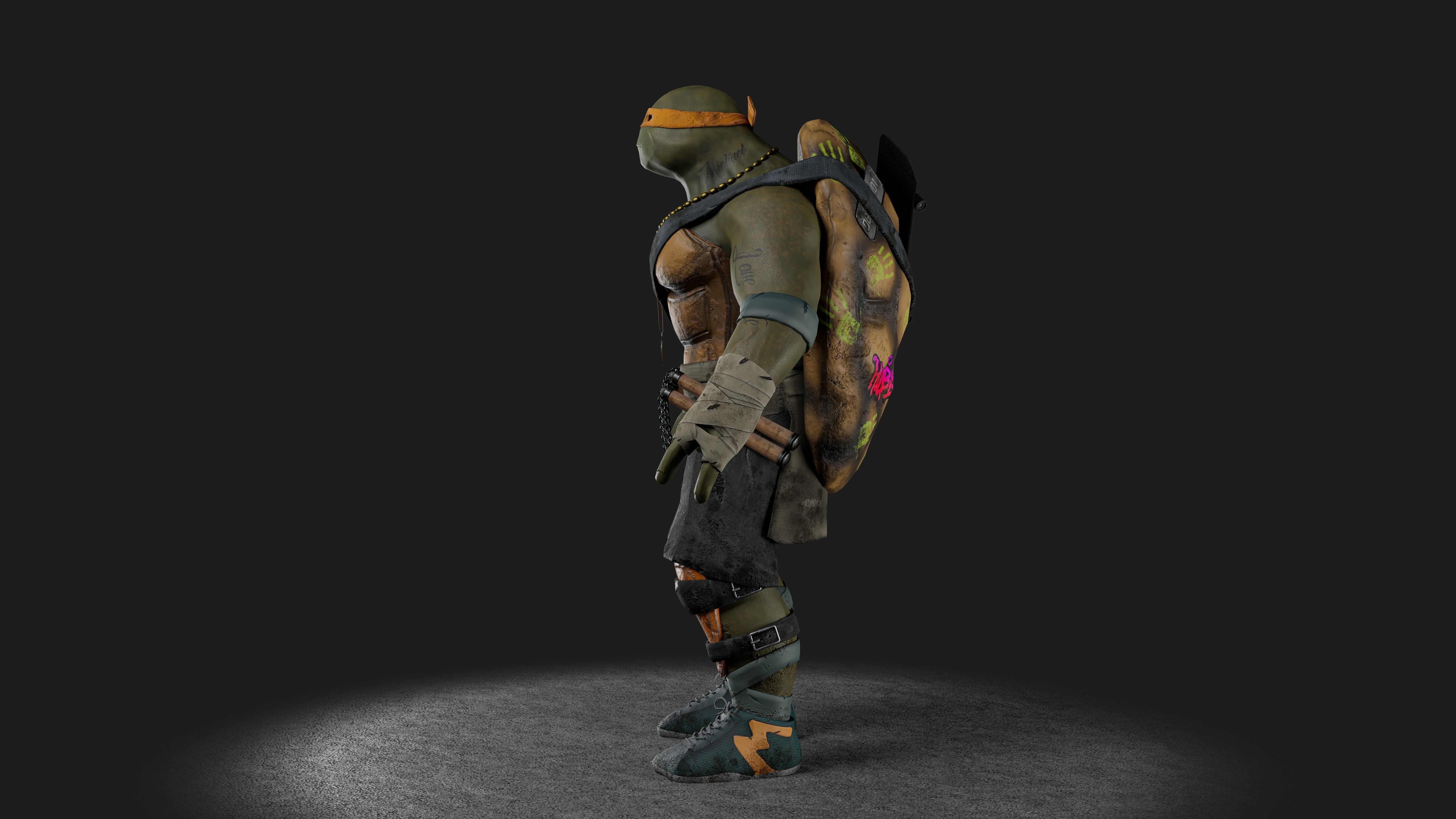 3D model TMNT rigged VR / AR / low-poly | CGTrader