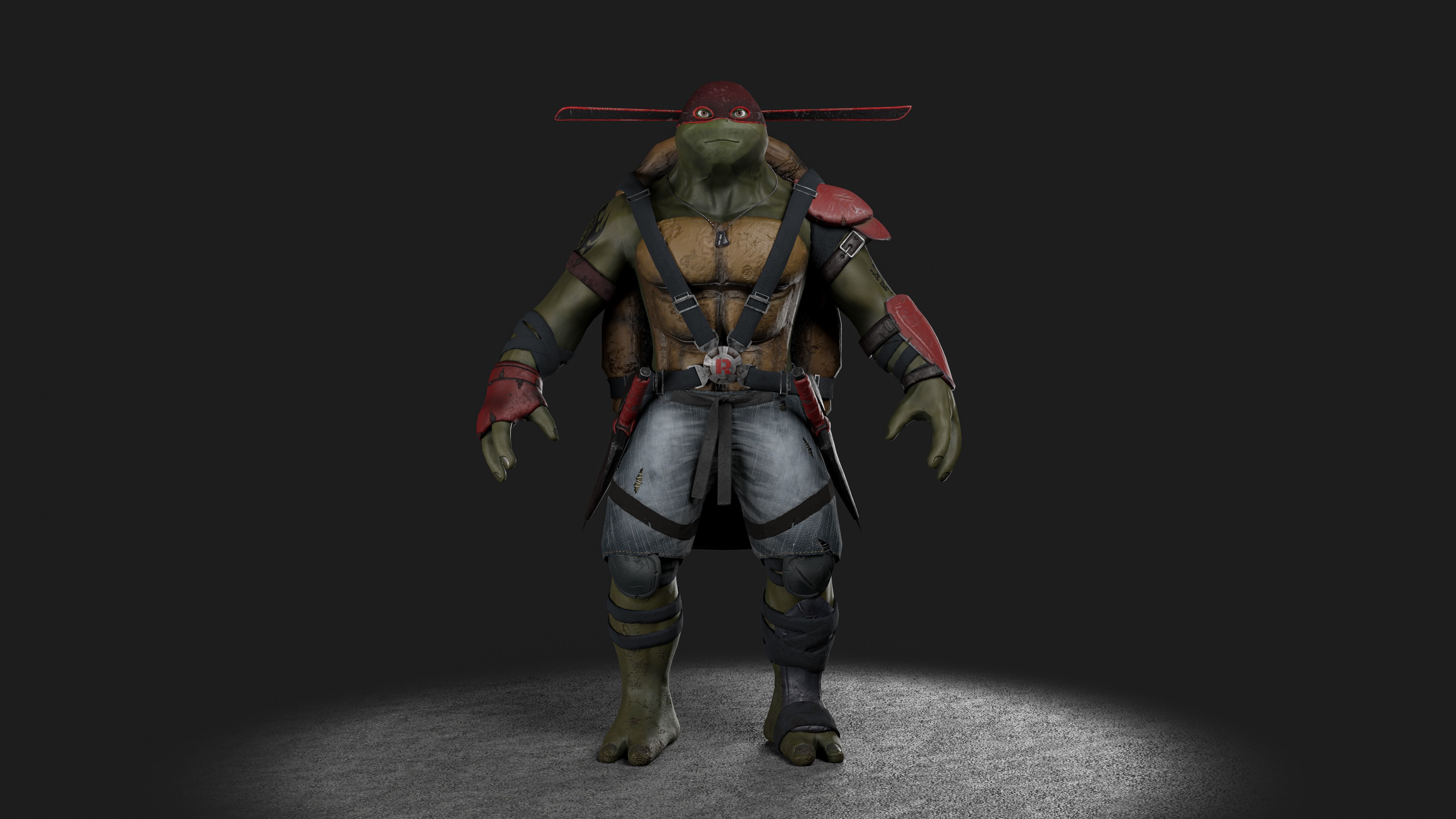 3D model TMNT rigged VR / AR / low-poly | CGTrader