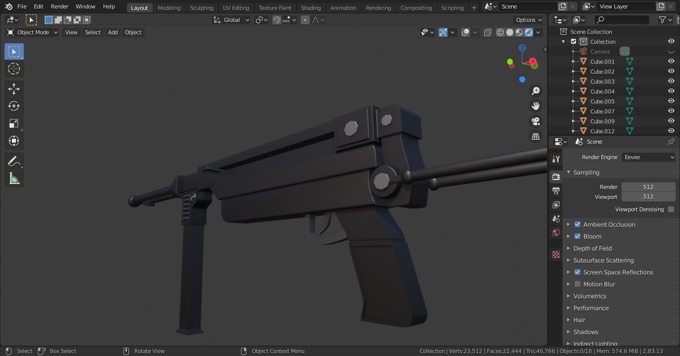 MP40 gun 3D model | CGTrader
