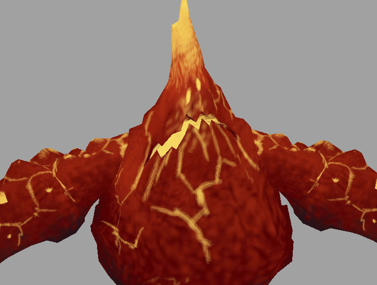 3D model Monster fire VR / AR / low-poly | CGTrader