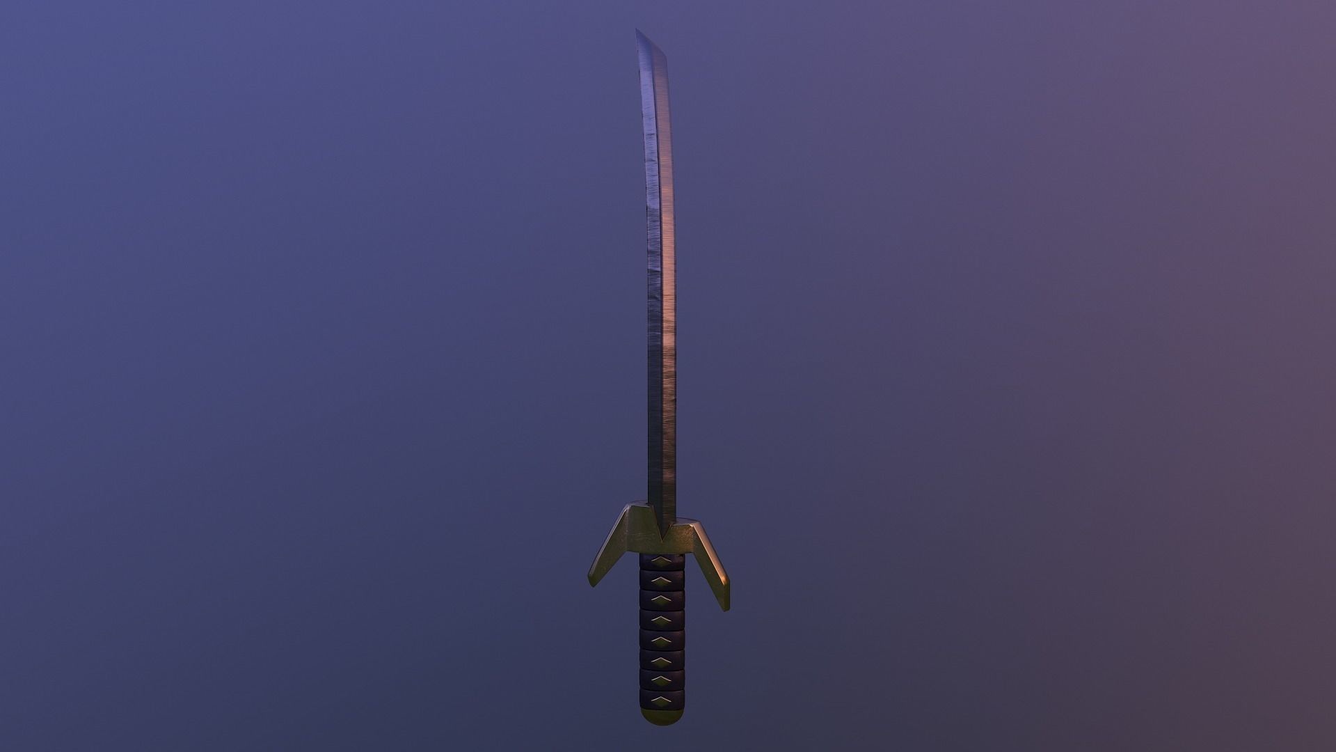 Masamune samurai sword free 3D model | CGTrader