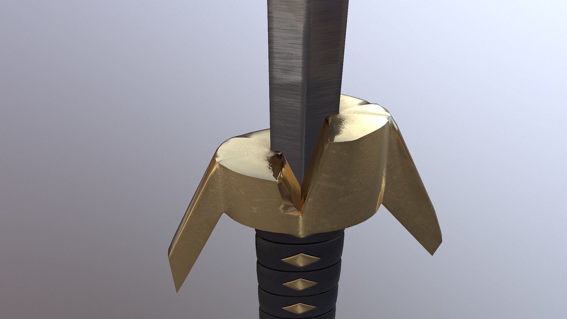 Masamune samurai sword free 3D model | CGTrader