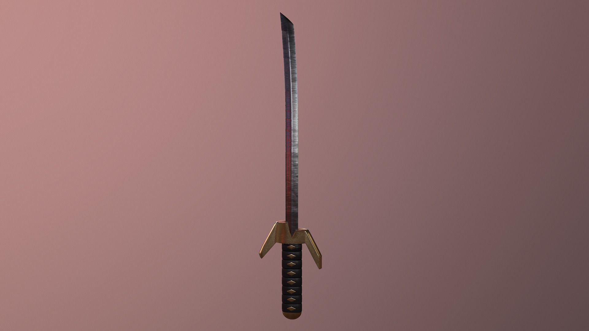 Masamune samurai sword free 3D model | CGTrader