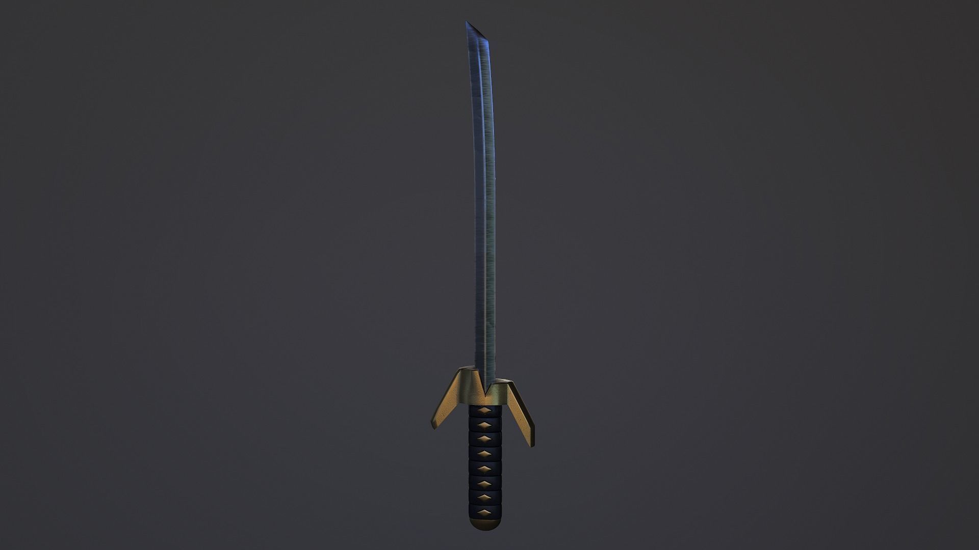 Masamune samurai sword free 3D model | CGTrader