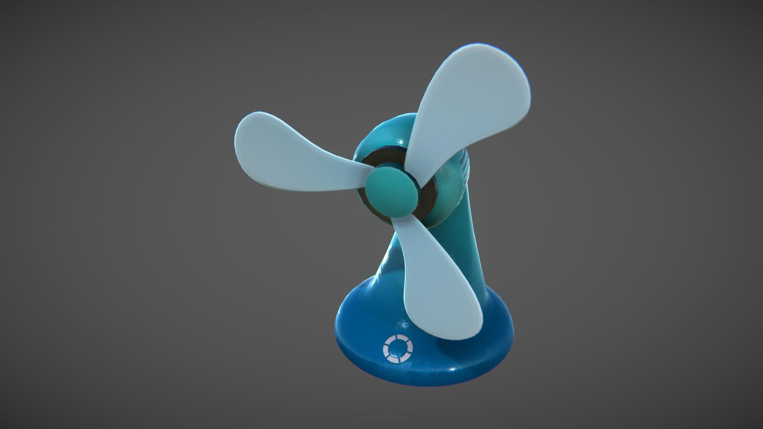 3D model Lowpoly fan VR / AR / low-poly | CGTrader