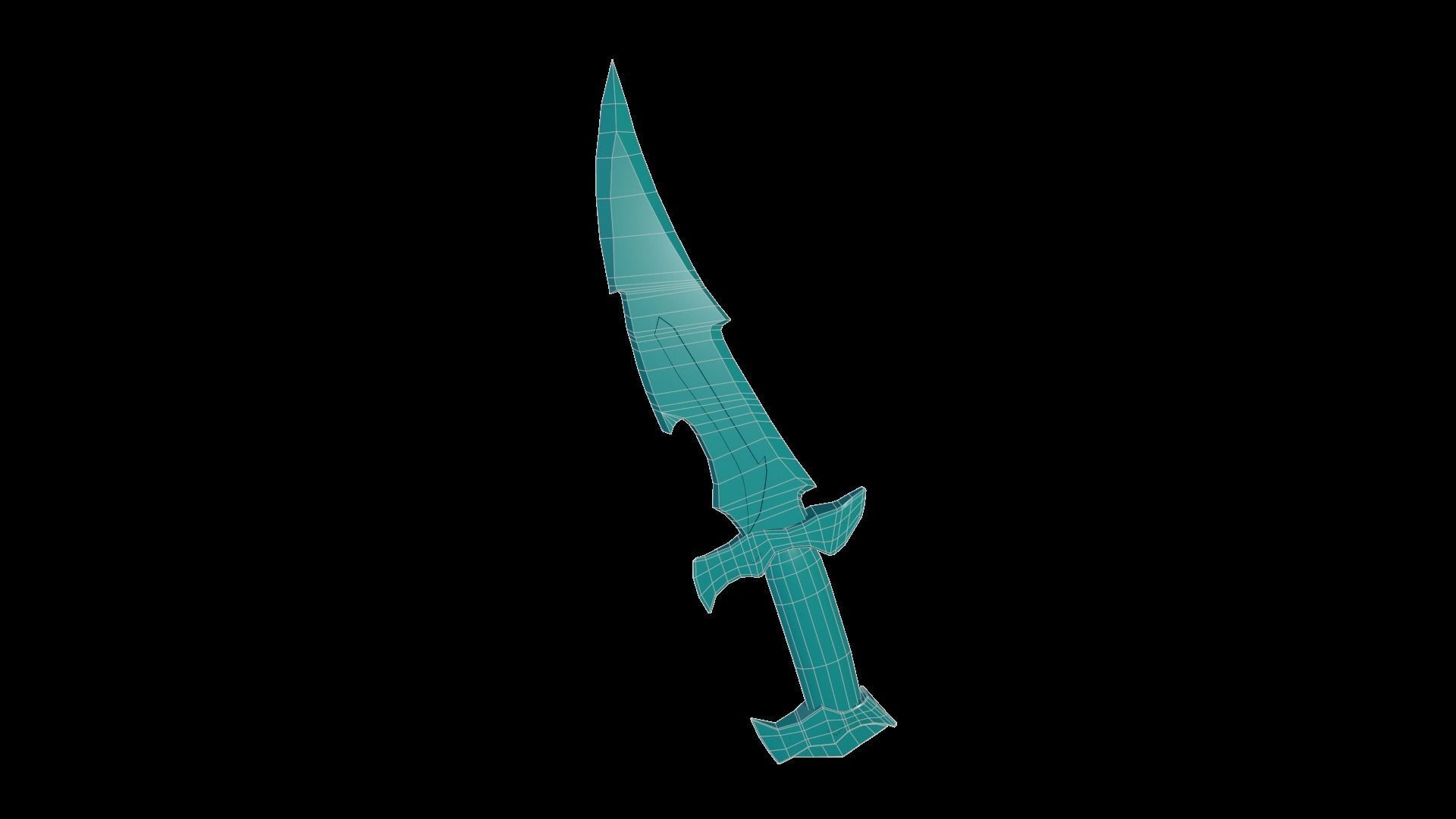 3D model Reaver knife Valorant Game ready asset VR / AR / low-poly ...