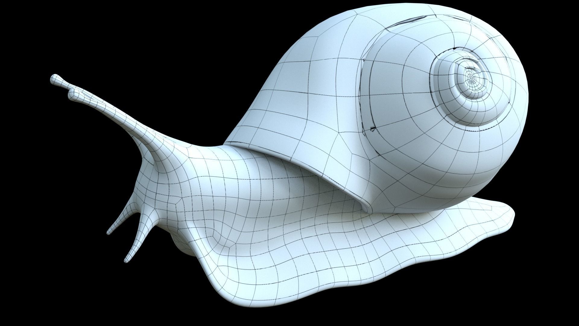 3D model Snail VR / AR / low-poly | CGTrader