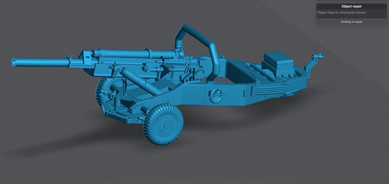 M102 105mm Howitzer 3D model 3D printable | CGTrader