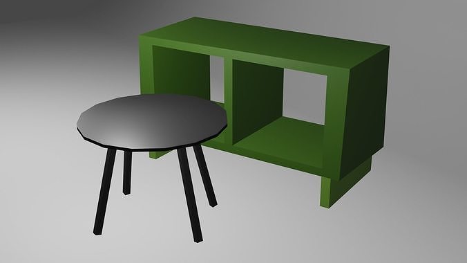 3D model Low polly coffee table VR / AR / low-poly | CGTrader