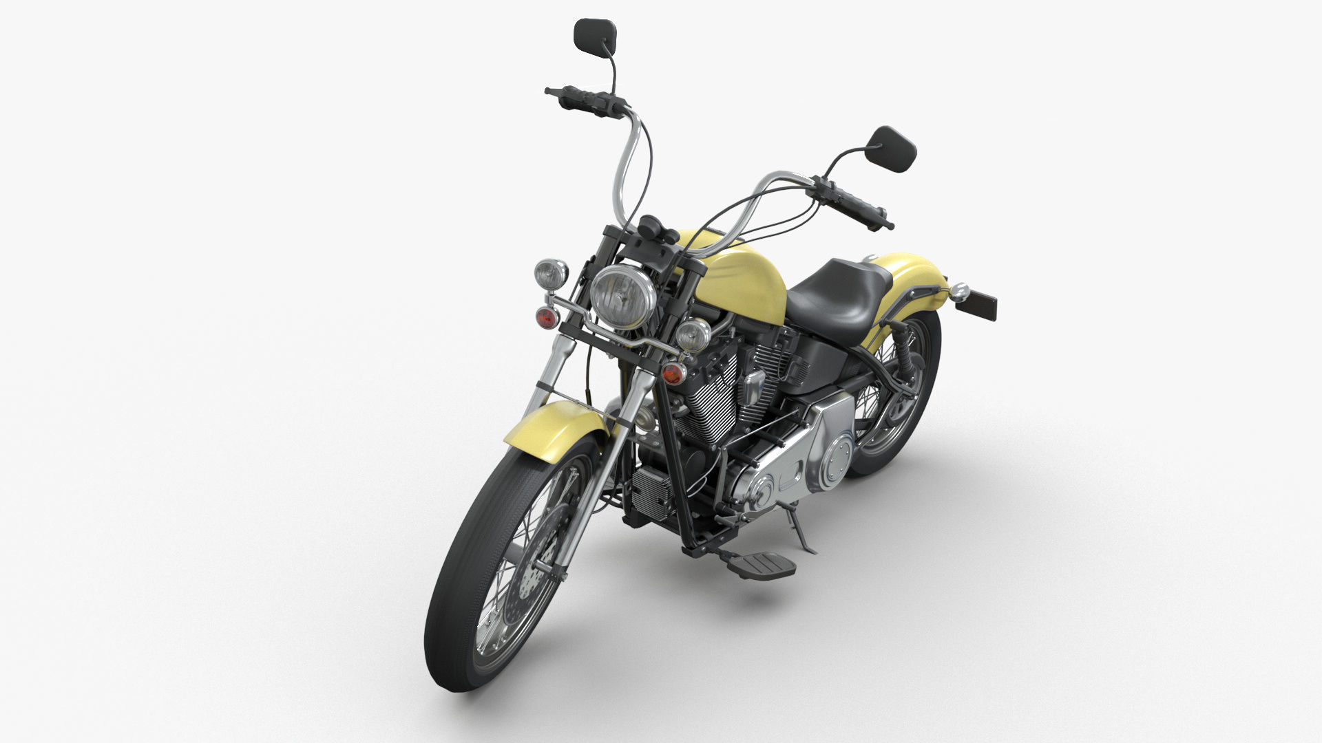 Motorcycle generic 3D model | CGTrader