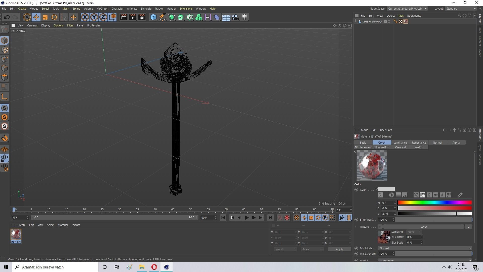 Staff of Extreme free VR / AR / low-poly 3D model | CGTrader