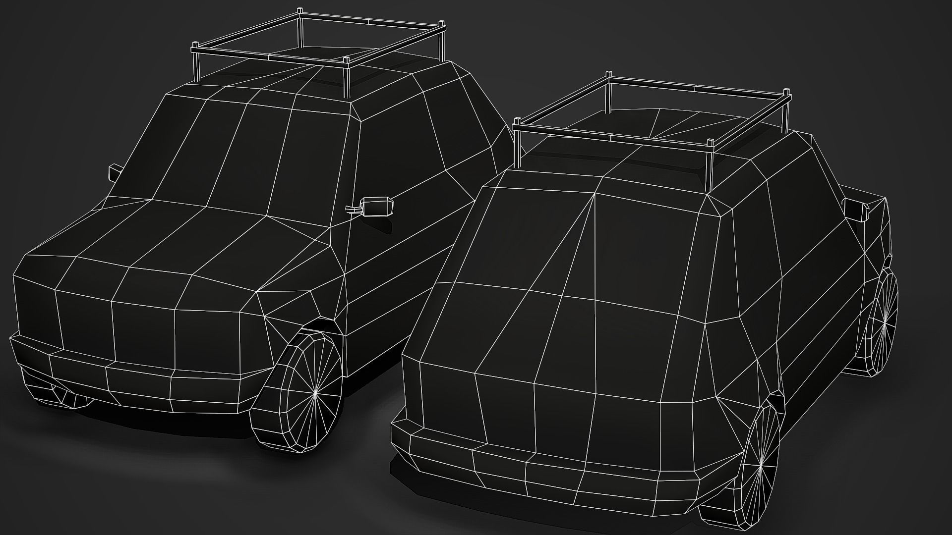 3D model Old Car 02 Low Poly Mobile Ready VR / AR / low-poly | CGTrader