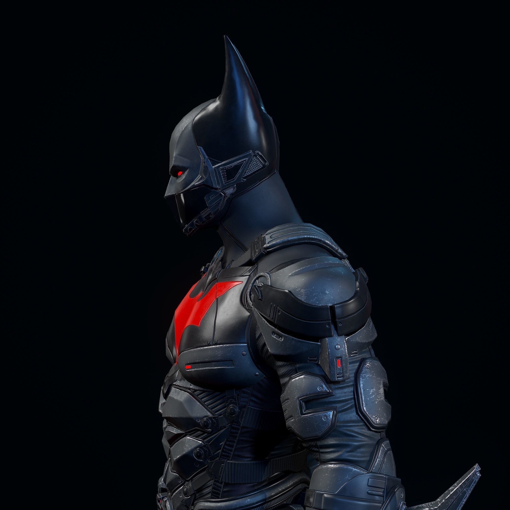 Batman beyond fan art 3D model | CGTrader