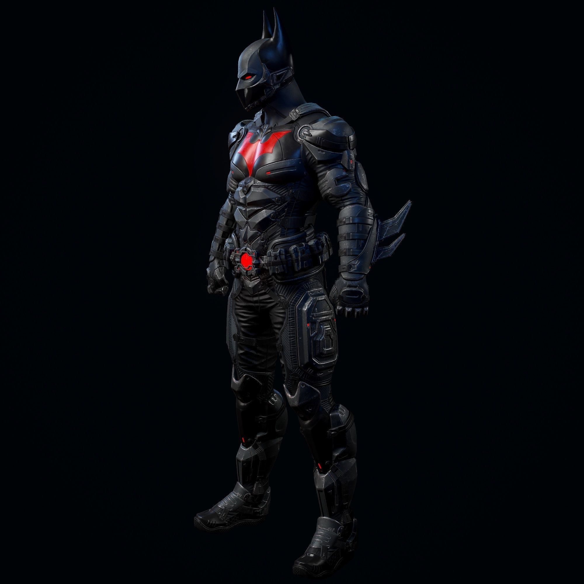 Batman beyond fan art 3D model | CGTrader