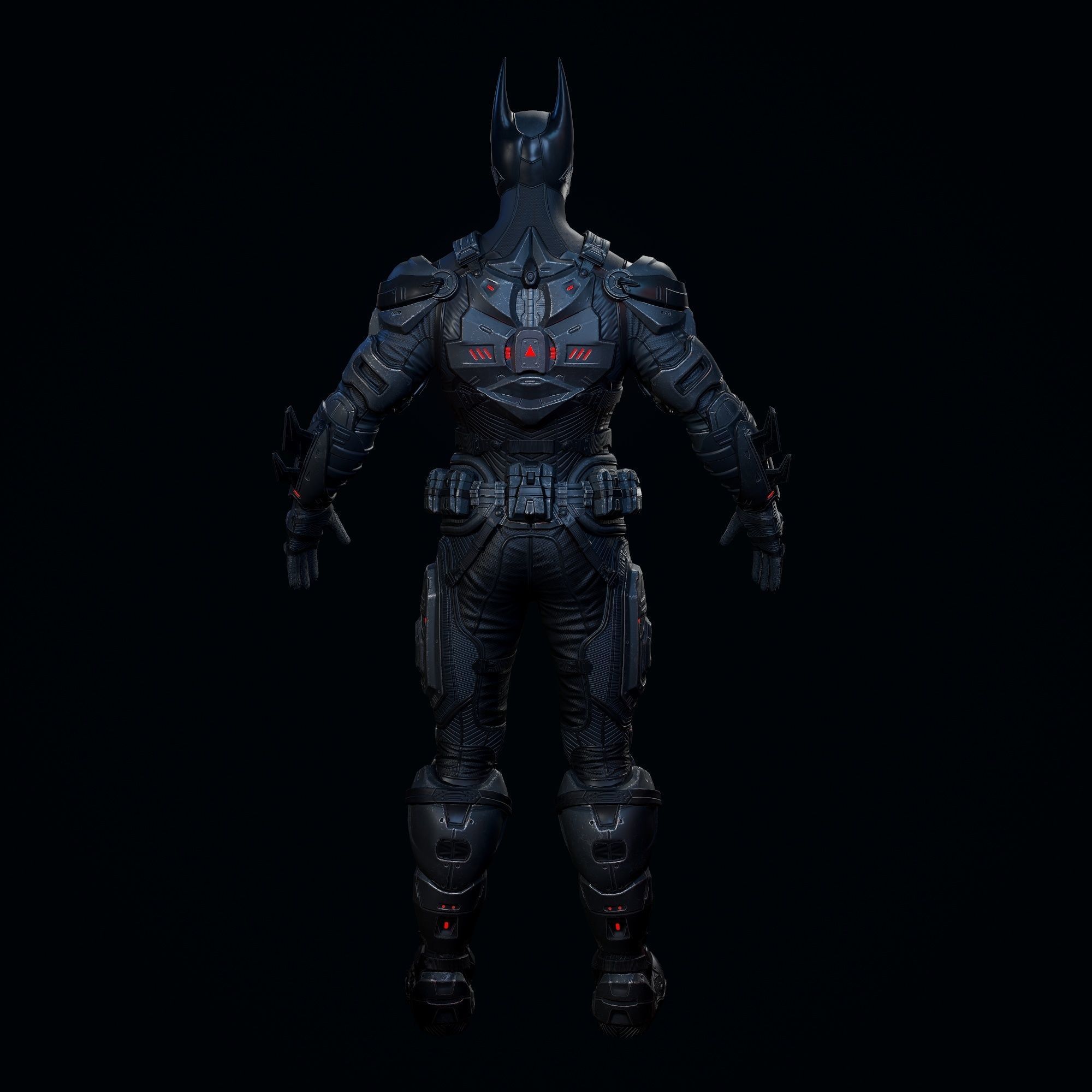 Batman beyond fan art 3D model | CGTrader