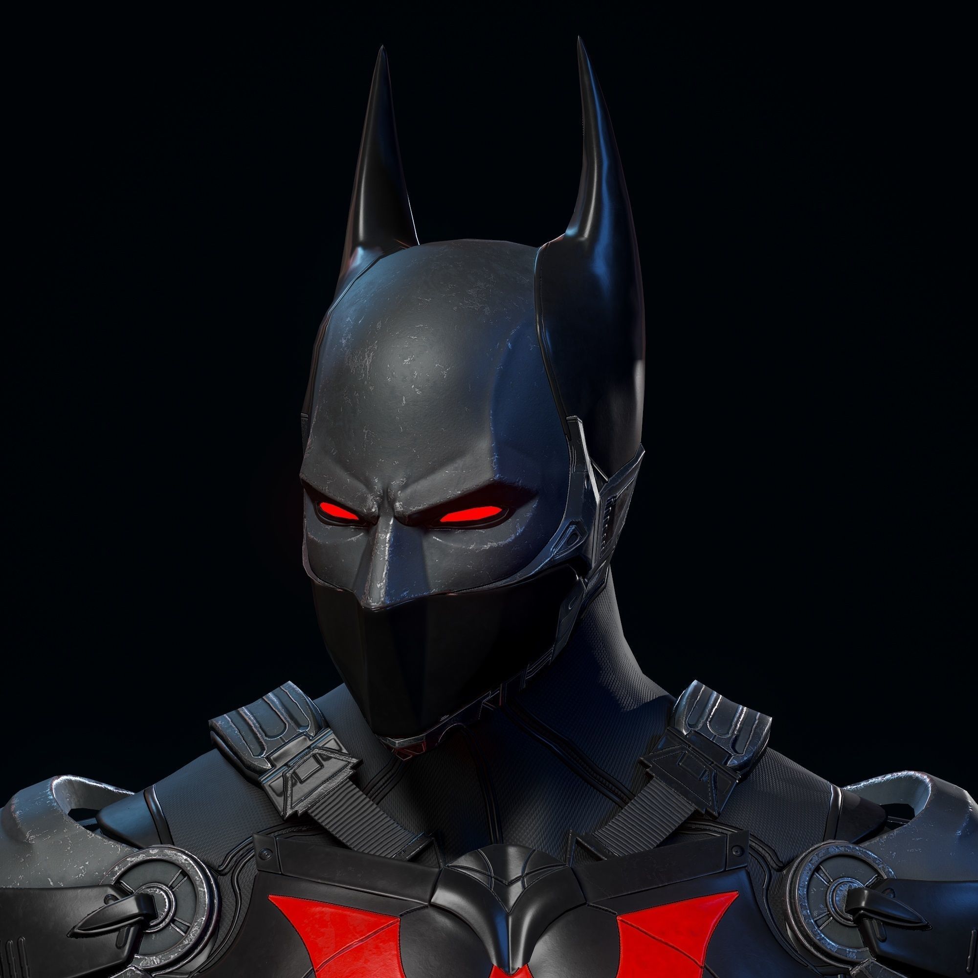 Batman beyond fan art 3D model | CGTrader