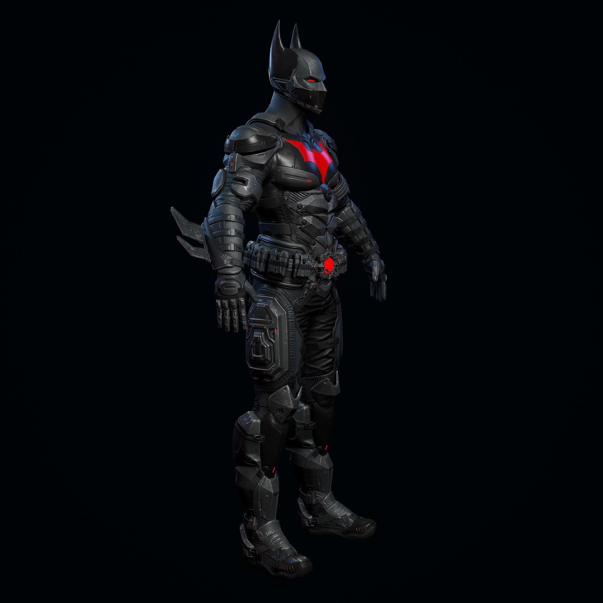 Batman beyond fan art 3D model | CGTrader