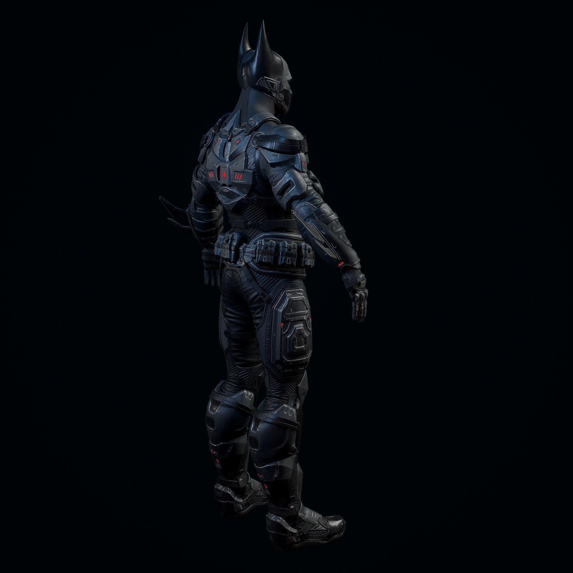 Batman beyond fan art 3D model | CGTrader