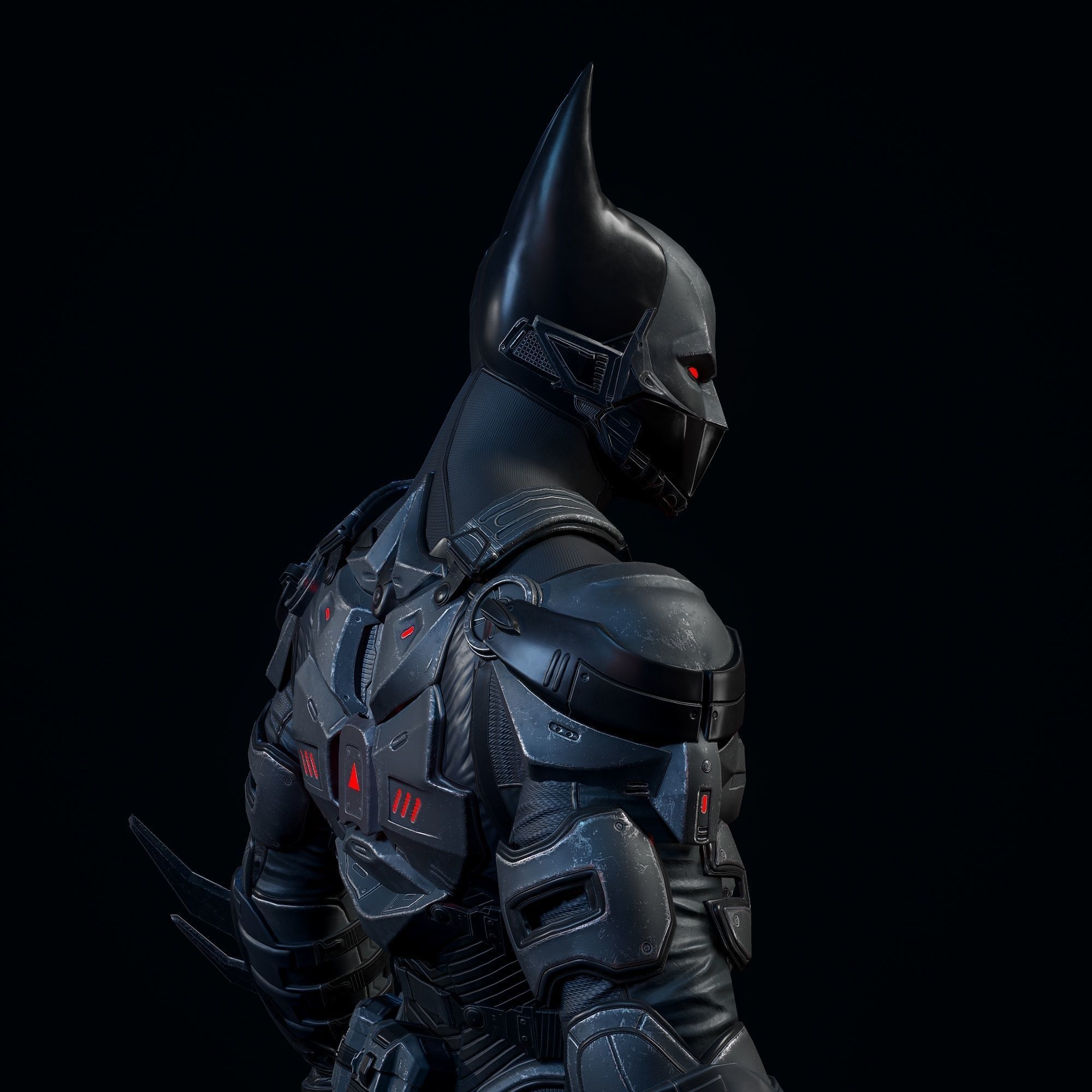 Batman beyond fan art 3D model | CGTrader
